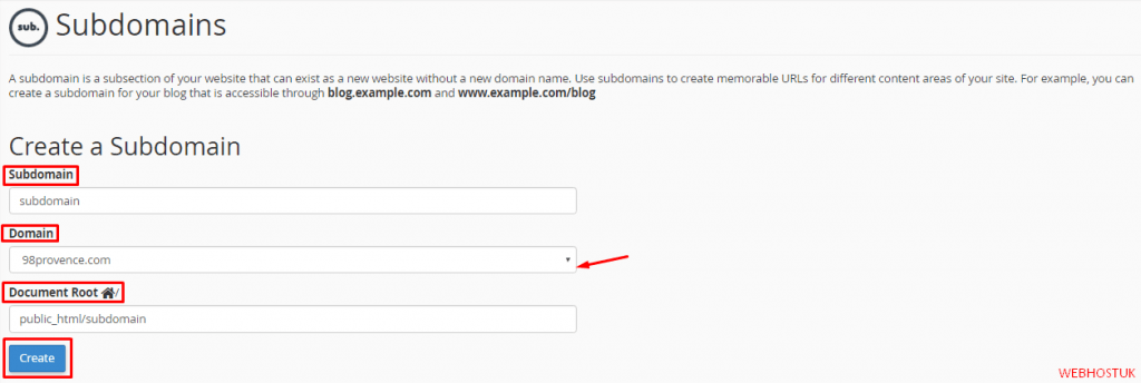 How to Create a Subdomain