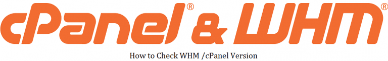 How to Check WHM /cPanel Version