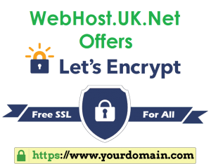 WebHostUK offers Free SSL with Let’s Encrypt open security certificate