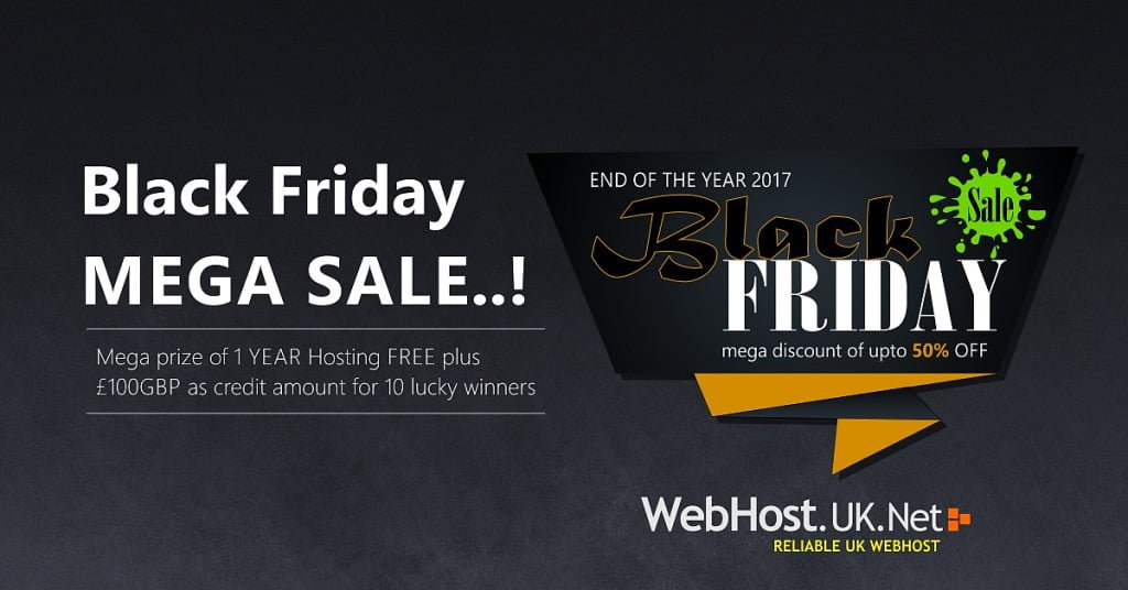 Web Hosting Black Friday deals | Web hosting Blog By WebhostUK.Co.UK